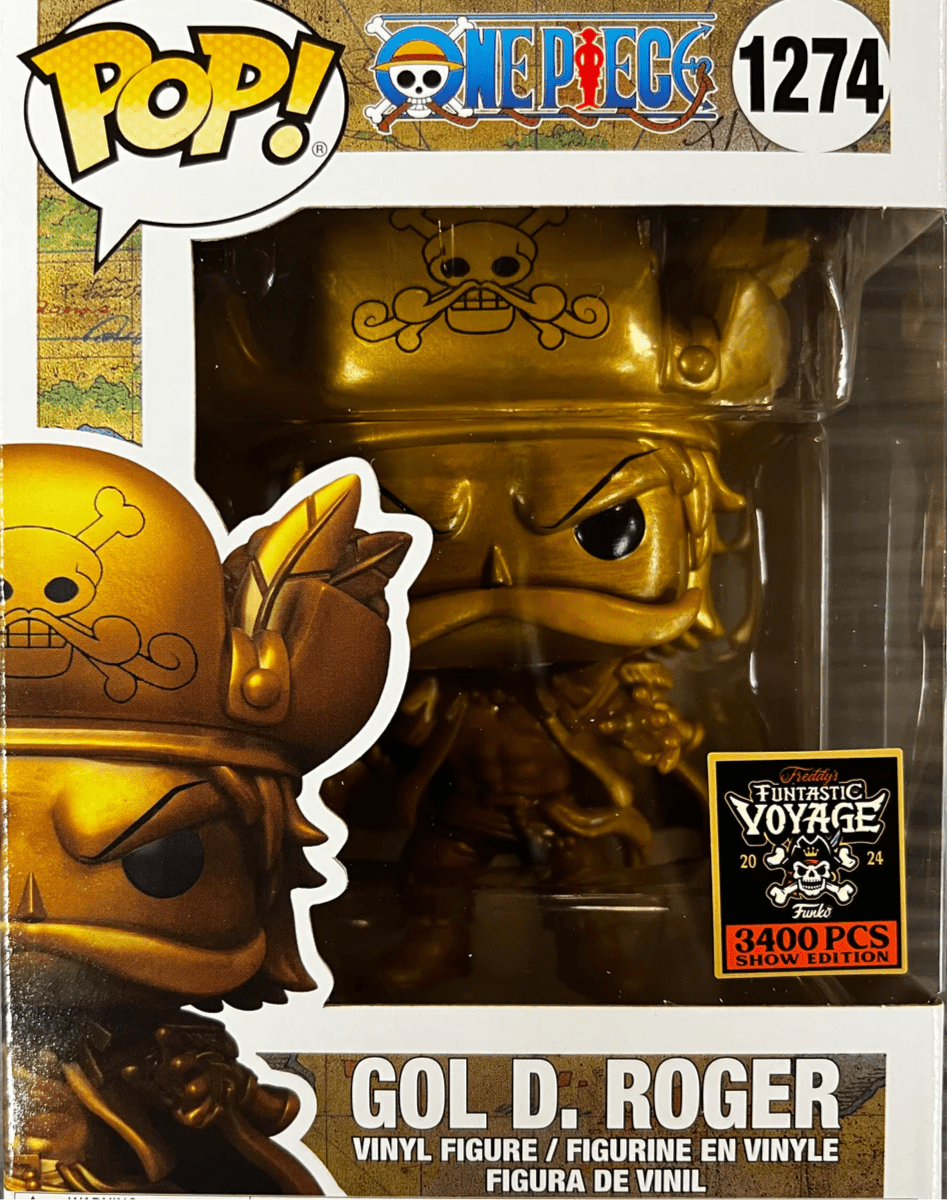 Funko POP One Piece Gol D Roger Funtastic Voyage Show Edition 3400 PC ...